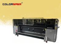 China SAER KJ4B-QL Print Head Sublimation Printer with Roll-to-Roll Printing and 3200mm Width for Textile and Flag Printing for sale
