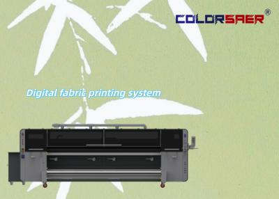 China SAER Roll to Roll Textile Printer With Far Infrared Tube Heater 4 & 8 Print Heads Textile Printing System for sale