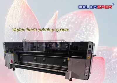 China Automatic Roll to Roll Fabric Printer with 4 i3200A1 Print Heads and 3200mm Printing Width for sale