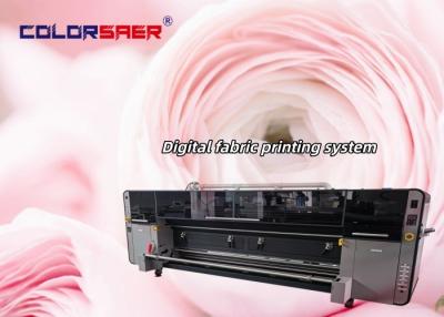 China Shanghai SAER COLOR 4 color or 8 color Digital Textile Printing System 3200mm Large Format Fabric Plotter for sale