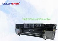 China SAER 4 or 8 colors Digital fabric roll to roll fabric printer New model textile Imprimante with 4 pcs industrial print head for sale