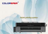 China SAER CMYK 4 color Digital Textile Printing System Roll to Roll Fabric Plotter With Pigment Ink & Sublimation ink for sale