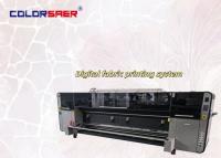 China SAER COLOR Inkjet Printing System for Cotton and Polyester Fabric Roll to Roll Textile Printer with 4 pcs Industrial Print Head for sale