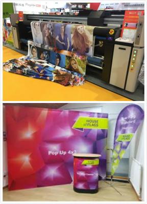 China Sublimation Ink Digital Fabric Printer / Fabric Printing Machine 1800DPI Resolution for sale