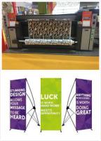 China Three Printhead Sublimation Flag Printing Machine 1800DPI Resolution 1 Year Warranty for sale