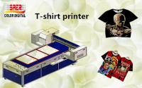 China Flatbed A3 T Shirt Printing Machine / Garment Printing Machine 1 Year Warranty for sale