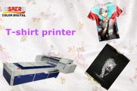China High Speed Digital Garment Printer Three Station Design 1200 * 1800 DPI for sale