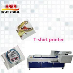 China Reliable Digital Tee Shirt Printing Machine Flatbed Printer 1 Year Warranty for sale