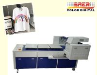 China High Speed T Shirt Printing Machine / Digital Flatbed Printer With 8 Ricoh Heads for sale