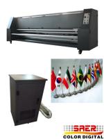 China 1.8m Dye Sublimation Machine Dual KCMY Reactive Pigment Ink 220 - 240V for sale