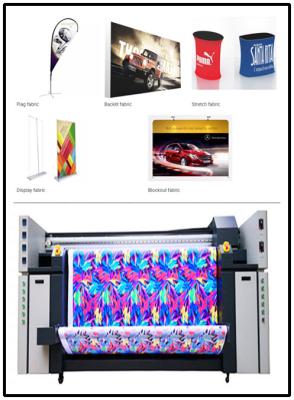 China Digital Epson Head Printer Flag / Banner Printing Machine 1 Year Warranty for sale