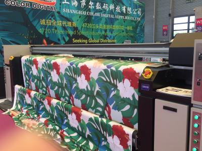 China 3 Head Fabric Flag Banner Printing Machine Textile Sublimation Printer for sale