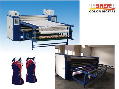 China Decoration / Advertising Textile Calender Machine Heat Press Transfer Roller Machine for sale