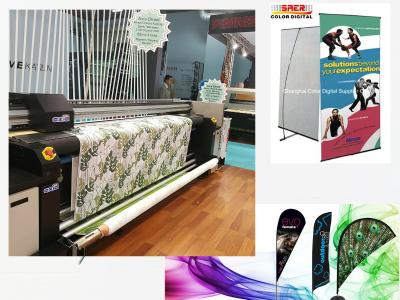 China Sublimation Ink Textile Flag Banner Fabric Plotter for sale