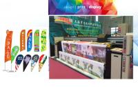 China 1440dpi Roll To Roll Textile Flag Printing Machine for sale