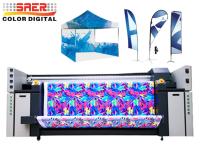 China 1800DPI 3.2m Digital Fabric Printers Flag Textile Printer for sale