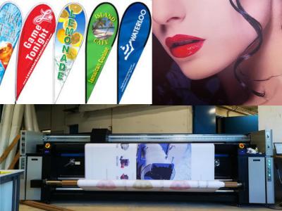 China Sublimation Advertising Flags Continuous Inkjet Printer for sale