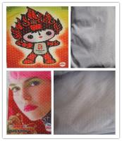China Polyester Hole Warp Knitted Custom Printed Fabric For Sports Wear for sale