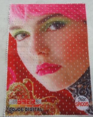 China Sublimation Coated Knitted  Mesh Digital Printing Fabric 130 g / sqm for sale