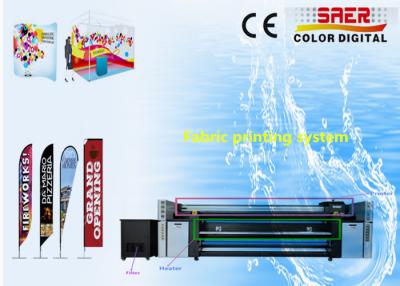 China Multicolor Beach Flag Digital Fabric Printing Machine with Pigment Ink for sale