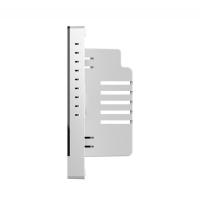 China RS485 Modbus AI Voice Touch Screen Thermostat for Fan Coil Unit 86mm*86mm*10.5mm for sale