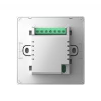 China RS485 Modbus AI Voice Touch Screen Thermostat for Fan Coil Unit 86mm*86mm*10.5mm for sale