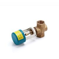 China Normal Temperature 24v Linear Actuator Electric Motorized Valve for Chilled Water Control for sale