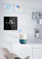 China 16A RS485 Modbus Touch Screen WIFI Smart Thermostat for Electric Underfloor Heating for sale