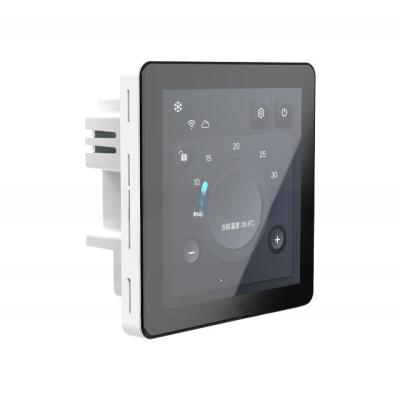 China 480*480 Resolution 4.0 inch Tuya WIFI Touch Screen Color Screen Central Air Conditioning Thermostat for sale