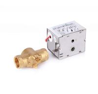 China 2 Way ON/OFF Electric Water/Diverter Motorized Zone Valve for Chiller and CDU HVAC for sale
