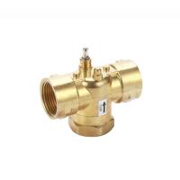 China DN20 220v Digital Water Fan Coil Brass Electric Motorized Zone Valve with Brass Material for sale