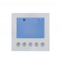 China Central AC Conditioner FCU WiFi RS485 Room Thermostat Controller Acrylic Temperature Range 5C-35C for sale