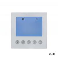 China Central AC Conditioner FCU WiFi RS485 Room Thermostat Controller Acrylic Temperature Range 5C-35C for sale