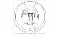 China Central Air Conditioning Round Thermostat with Rotating Operation and Wifi Connectivity for sale