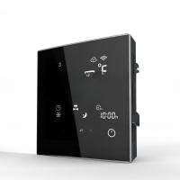 China Full Touch Screen Thermostat for Programmable Heating and Cooling of Fan Coil Unit for sale
