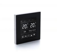 China White LCD Room Warm Touch Thermostat with Digital Screen 5 1 1 Programmable KNX Compatible for sale