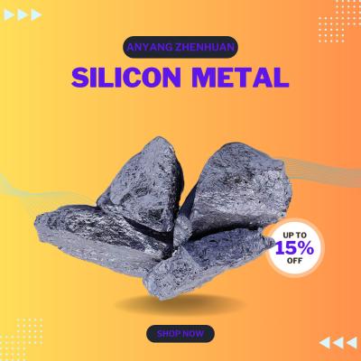 China High Melting Point 1414°C Silicon Metal 441 Electronic Grade 10mm-70mm Granularity for sale