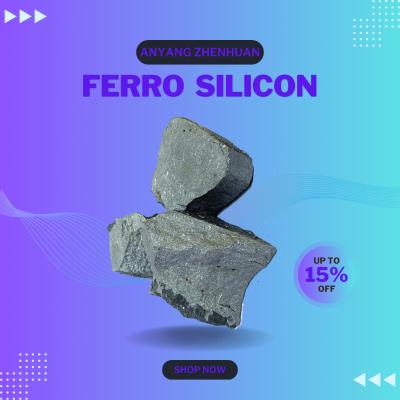 China Ferro Silicon Ferrosilicon FeSi Silicon Iron 75 FeSi75 Ferroalloy for sale