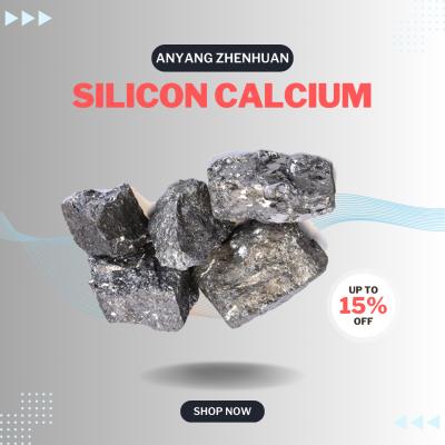 China 3-8mm Silicon Calcium Granule 6030 For Steelmaking  And Casting for sale
