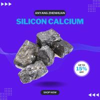 China 3-8mm Silicon Calcium Granule 6030 For Steelmaking  And Casting for sale