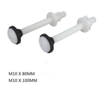 China White High quality plastic toilet installation repair kit, toilet bolt connection for sale