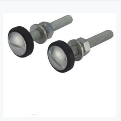 China CE UPC CUPC Certified Zinc Toilet Bolt Screws with Adjustable Overflow Pipe Height for Hotel and Toilet for sale