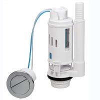 China Modern Design Adjustable Height Dual Flush Valve for Toilet Water Tank with ABS+POM Material for sale