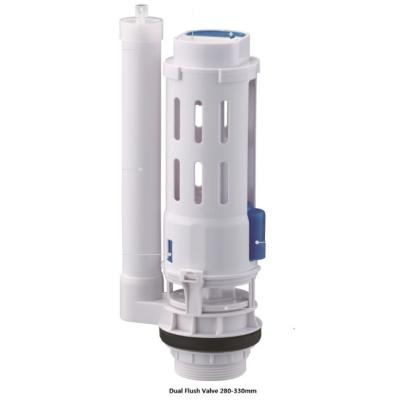 China ABS+POM Material Dual Flush Valve with Adjustable Flush Volume and Embedded Design for Modern Bathrooms for sale