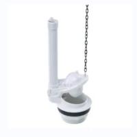 China ABS Plastic Toilet Flush Valve Mechanism with Adjustable Overflow Pipe and Single Flush for sale