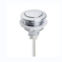 China Chrome-plated Single Flush Toilet Button Flush Actuator with 38mm/48mm/58mm Diameter for sale