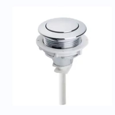 China Chrome-plated Single Flush Toilet Button Flush Actuator with 38mm/48mm/58mm Diameter for sale
