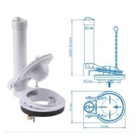 China ABS Material 3 Inch Outlet Adjustable Flush Volume Toilet Flush Valve for Hotel and Bathroom for sale