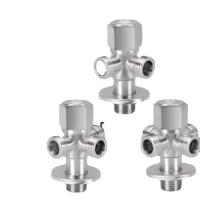 China Bathroom Three-Way Angle Stop Valve With Modern Design And Durable 304 Stainless Steel for sale