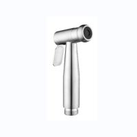 China Stainless Steel Portable Bidet Adjustable Water Pressure Control Handheld Toilet Spray for sale